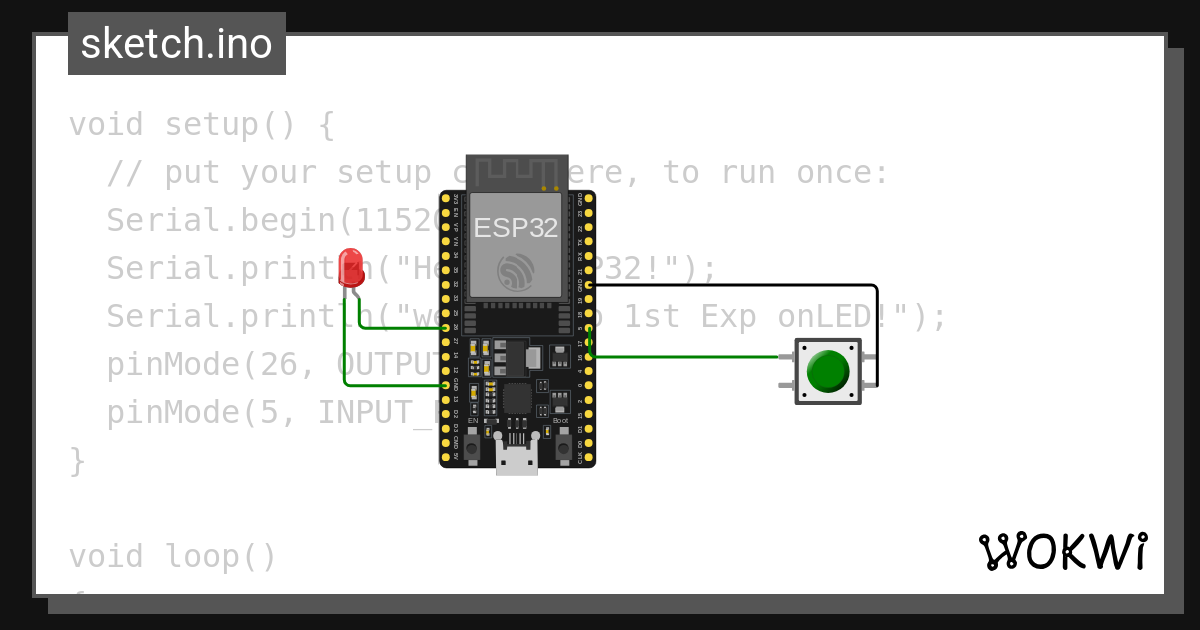 1st Exp Iot Wokwi Esp32 Stm32 Arduino Simulator 0780