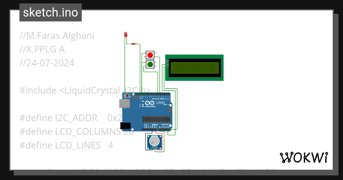 Lcd Serial 2button Wokwi Esp32 Stm32 Arduino Simulator