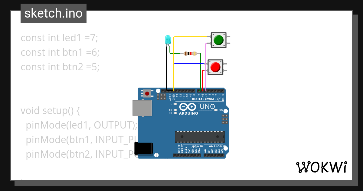 Button Wokwi Esp32 Stm32 Arduino Simulator 9826