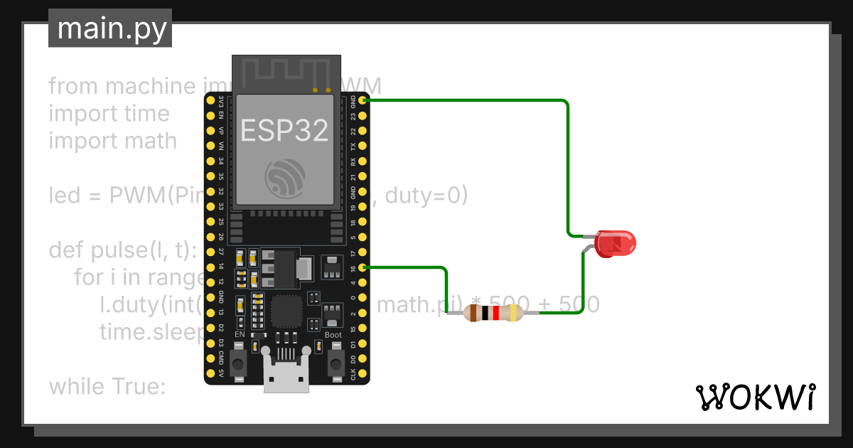Wokwi Online ESP32 STM32 Arduino Simulator