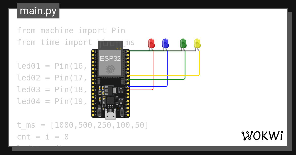 ใบงานที่ 1 9 Wokwi Esp32 Stm32 Arduino Simulator 6604