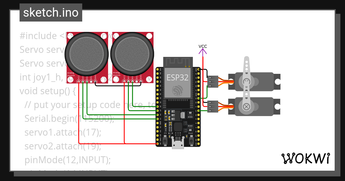 Espservo Wokwi Esp32 Stm32 Arduino Simulator