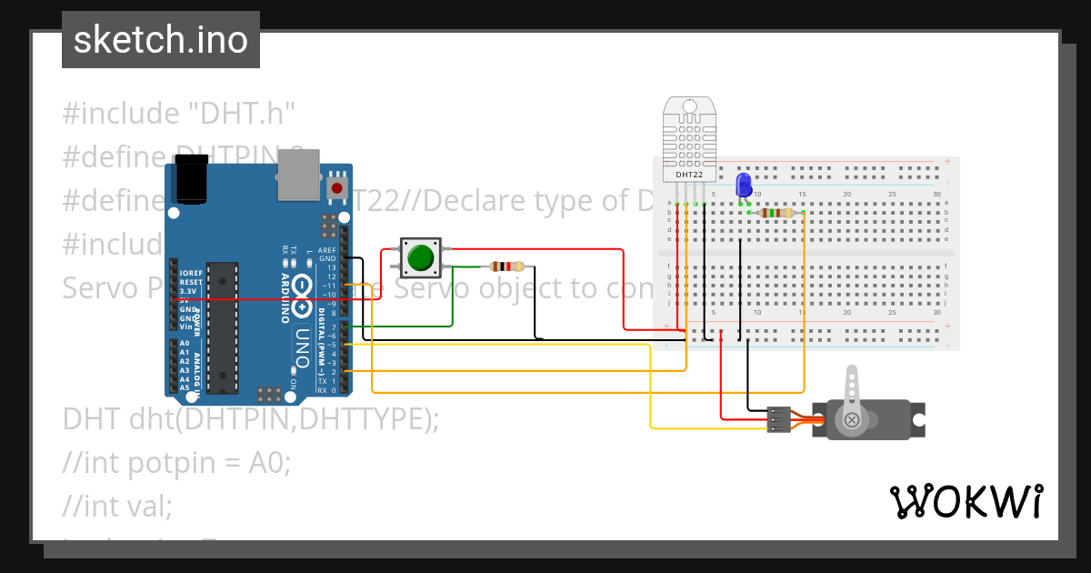 Sensor Try Wokwi Esp32 Stm32 Arduino Simulator 9848