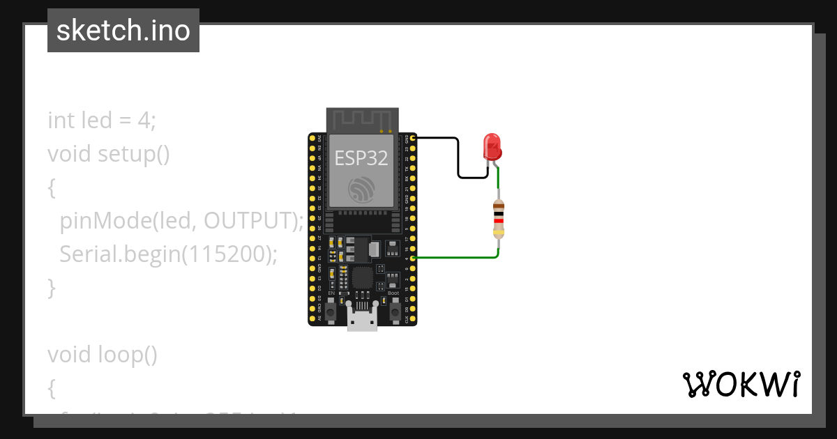 006_LED_PWM - Wokwi ESP32, STM32, Arduino Simulator