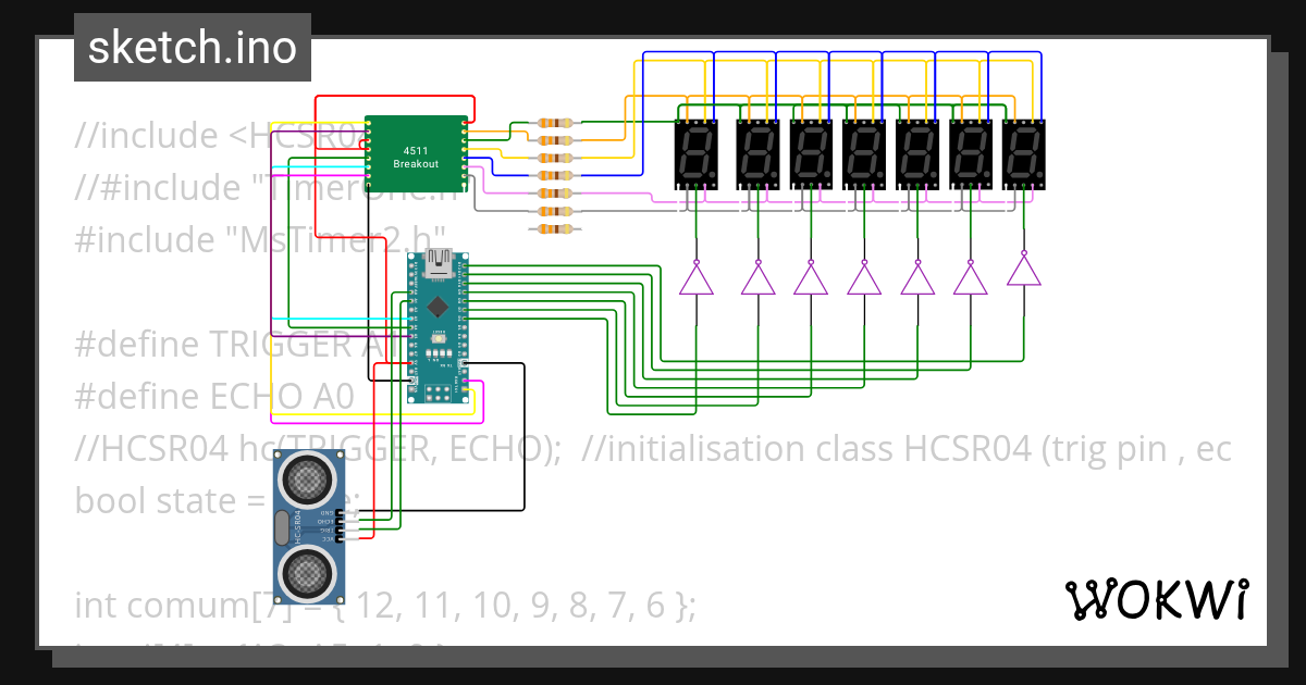 Placar multiplexado com 4511 Copy - Wokwi ESP32, STM32, Arduino Simulator
