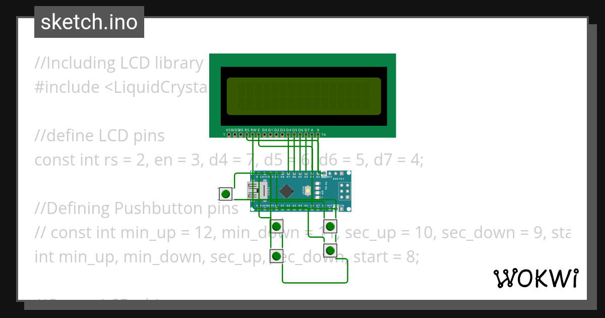 Programmable Timer - Wokwi ESP32, STM32, Arduino Simulator