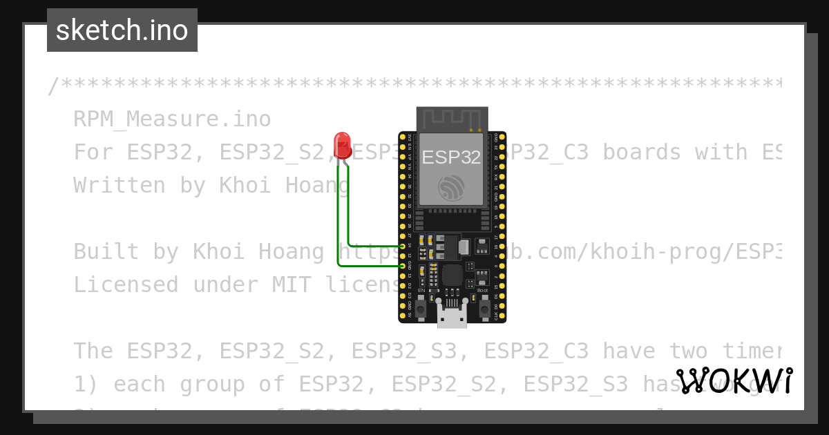 Timer3 Wokwi Esp32 Stm32 Arduino Simulator 