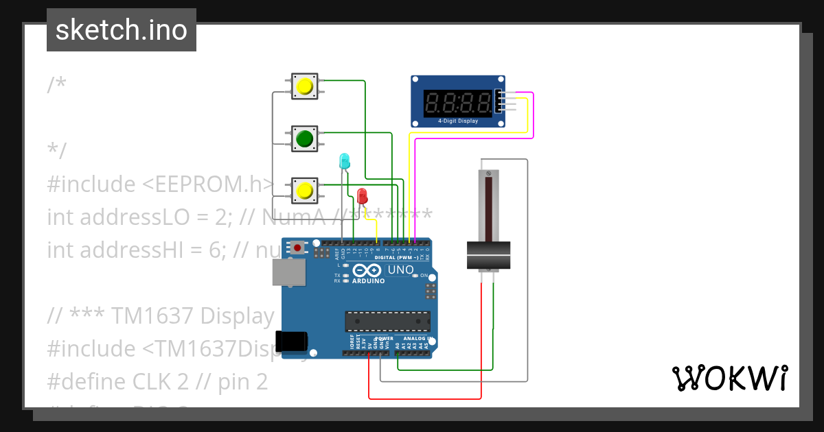 Tm1637 Menu Abcd Batt2 Wokwi Esp32 Stm32 Arduino Simulator 6732