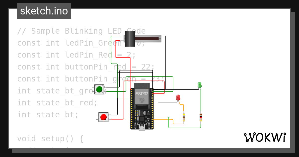 Led Blink Wokwi Esp32 Stm32 Arduino Simulator 1619