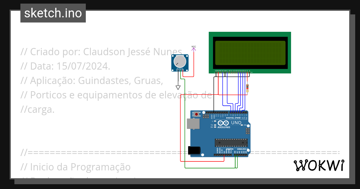 Dsplay_ponte - Wokwi ESP32, STM32, Arduino Simulator