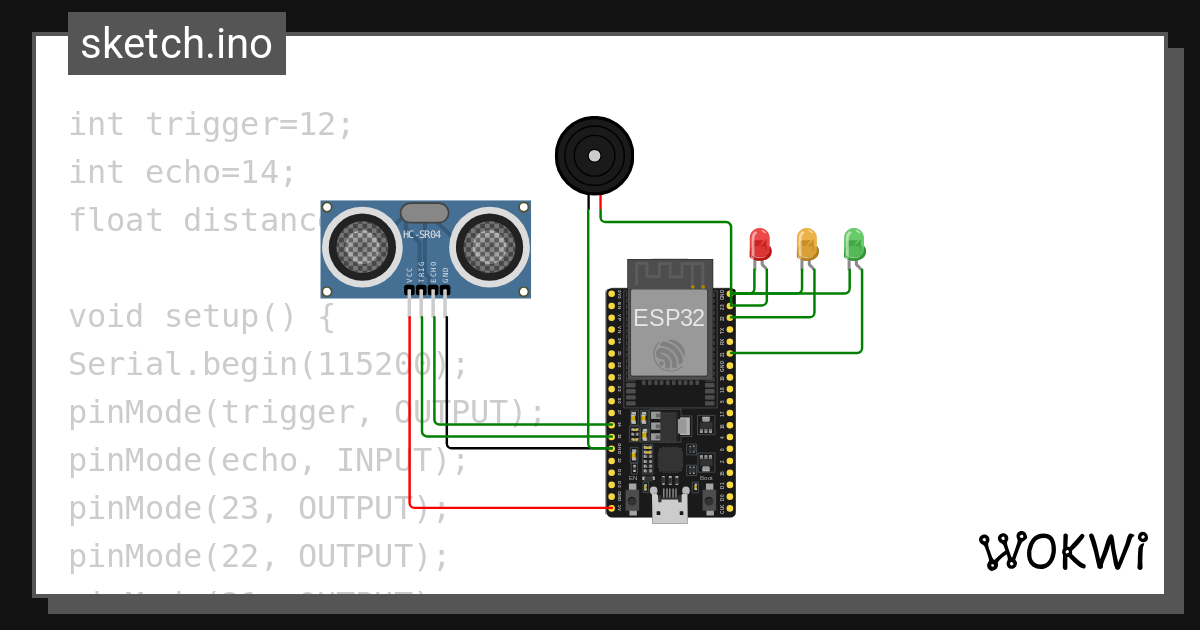 Hc Sro4 Sensor 3date Wokwi Esp32 Stm32 Arduino Simulator 2305