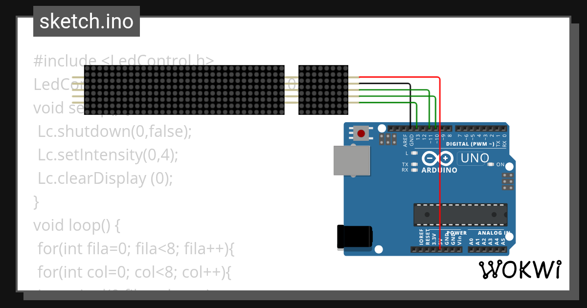 matrix3 - Wokwi ESP32, STM32, Arduino Simulator