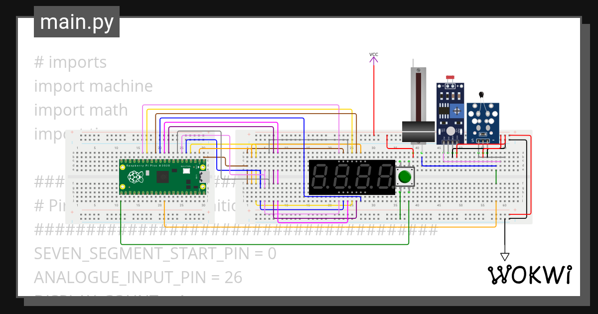 Embedded Voltmeter - Wokwi ESP32, STM32, Arduino Simulator