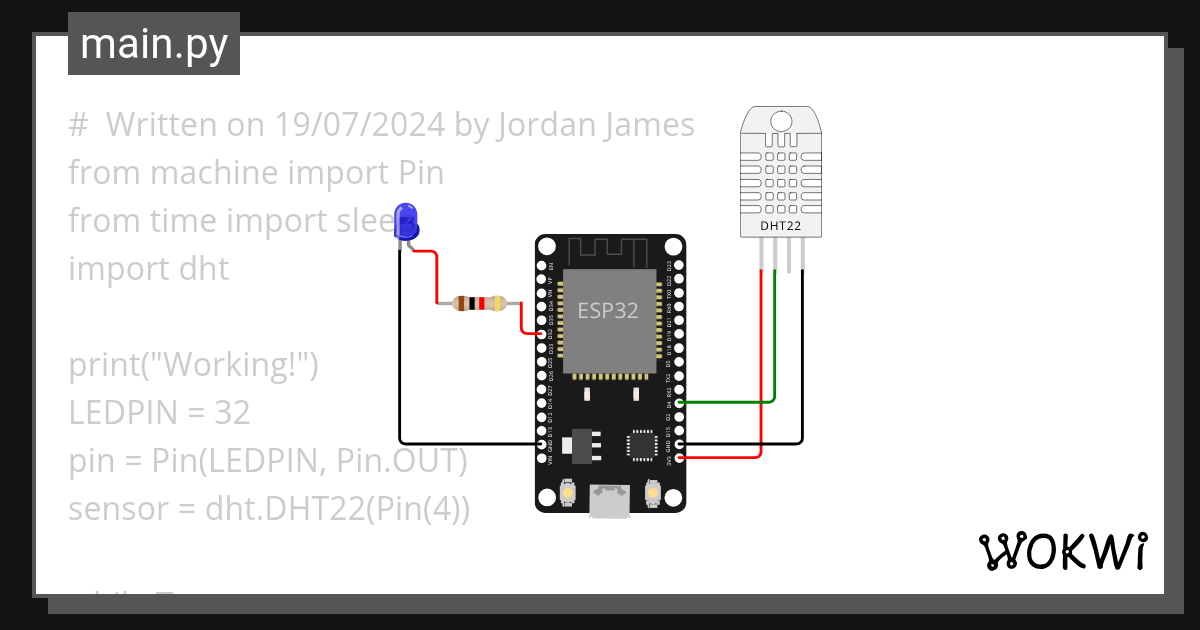 Led with temp - Wokwi ESP32, STM32, Arduino Simulator Led with temp - Wokwi ESP32, STM32, Arduino Simulator
