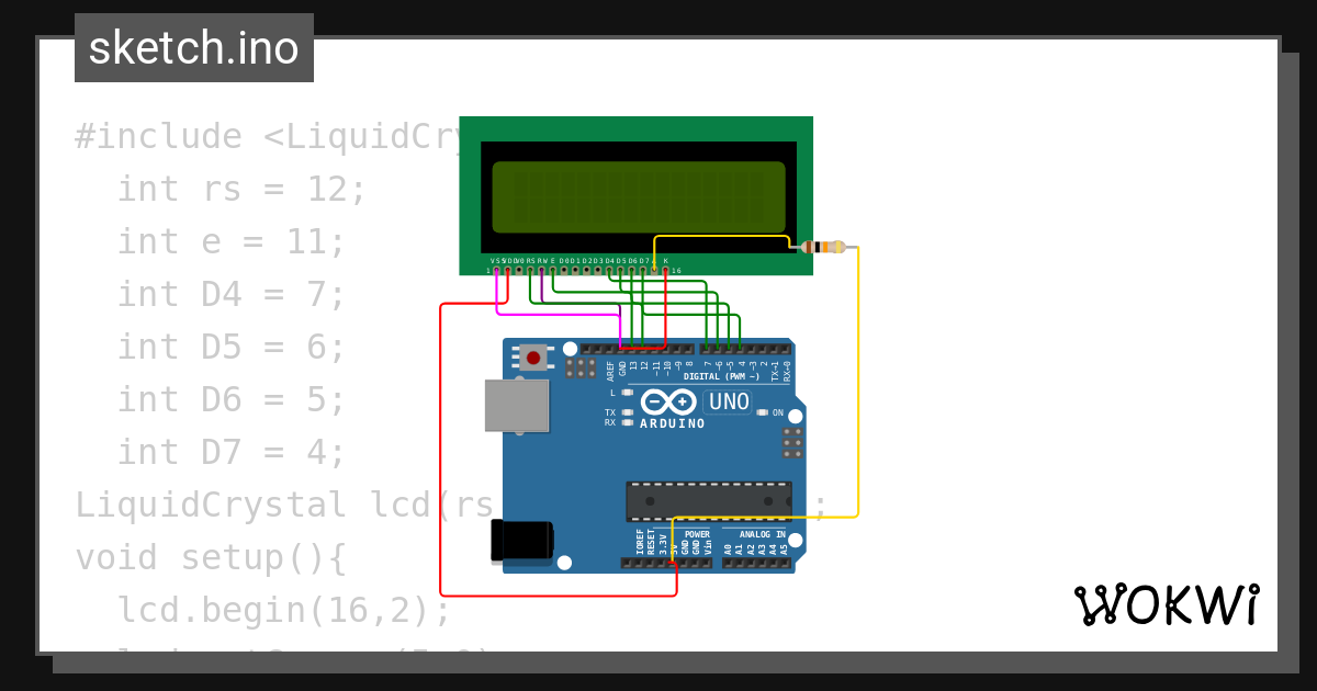 ตัวอย่าง Wokwi Esp32 Stm32 Arduino Simulator