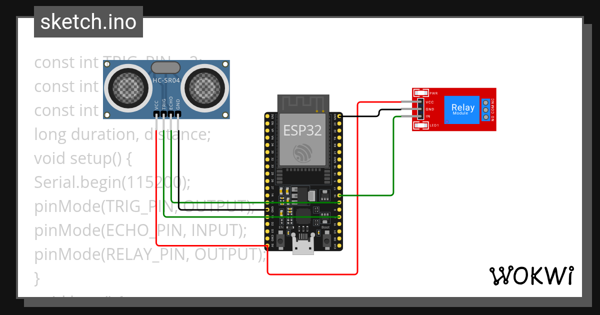 Relay porgram - Wokwi ESP32, STM32, Arduino Simulator