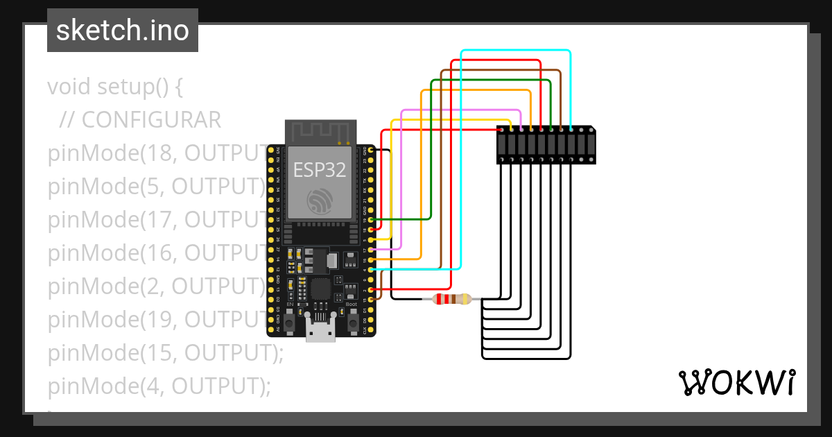 EJERCICIO 3_9a - Wokwi ESP32, STM32, Arduino Simulator