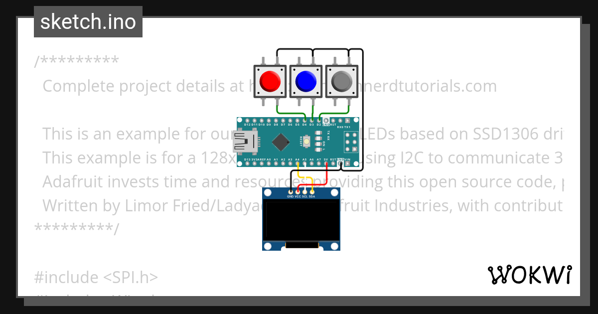 just learning - Wokwi ESP32, STM32, Arduino Simulator