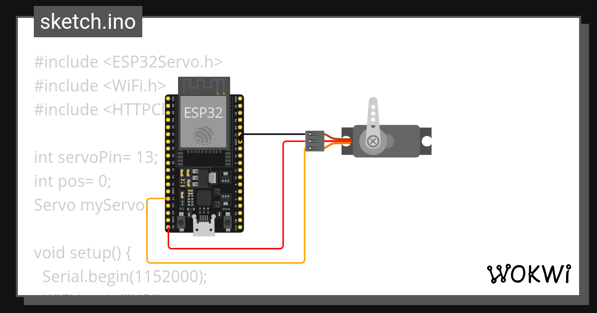 motor - Wokwi ESP32, STM32, Arduino Simulator