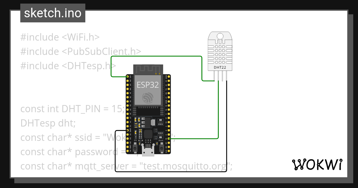 Aula IOT MQTT - Wokwi ESP32, STM32, Arduino Simulator