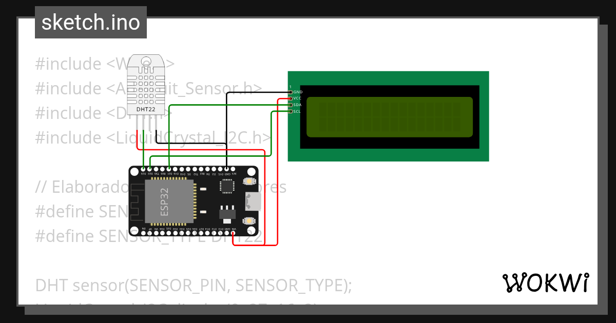 Medidor de temperatura y humedad con ESP32 Copy - Wokwi ESP32, STM32, Arduino Simulator