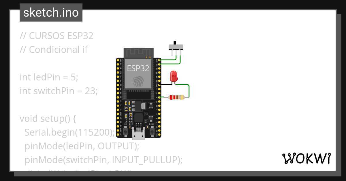 Curso_EPS32_02 - Condicional_if_slide - Wokwi ESP32, STM32, Arduino Simulator