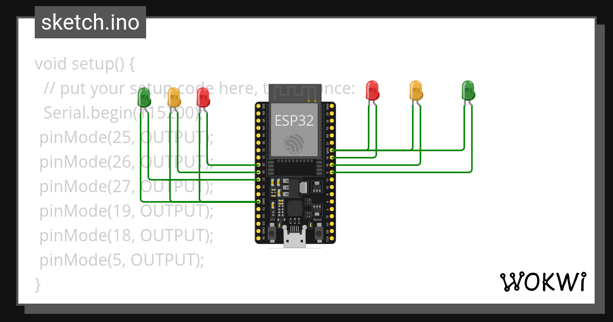 mithun traffic - Wokwi ESP32, STM32, Arduino Simulator