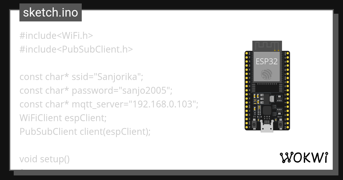 mqtt - Wokwi ESP32, STM32, Arduino Simulator