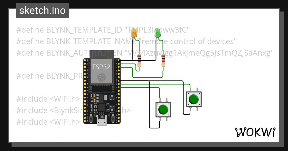 home-proj2 - Wokwi ESP32, STM32, Arduino Simulator