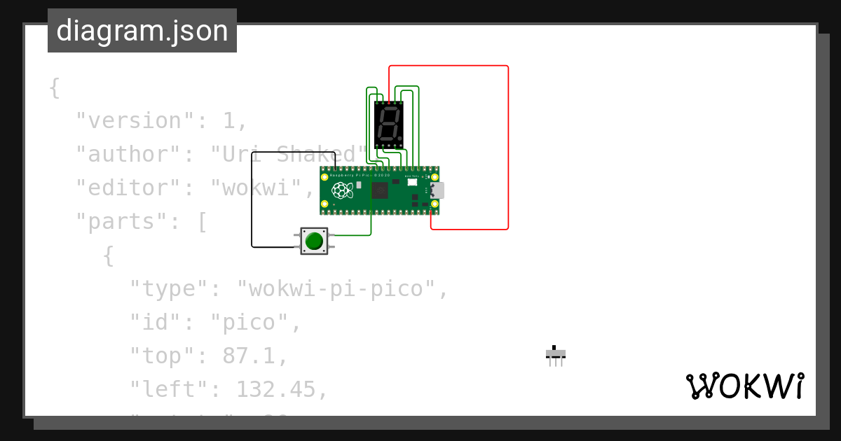 Rasberry 7 Segmentos Wokwi Esp32 Stm32 Arduino Simulator
