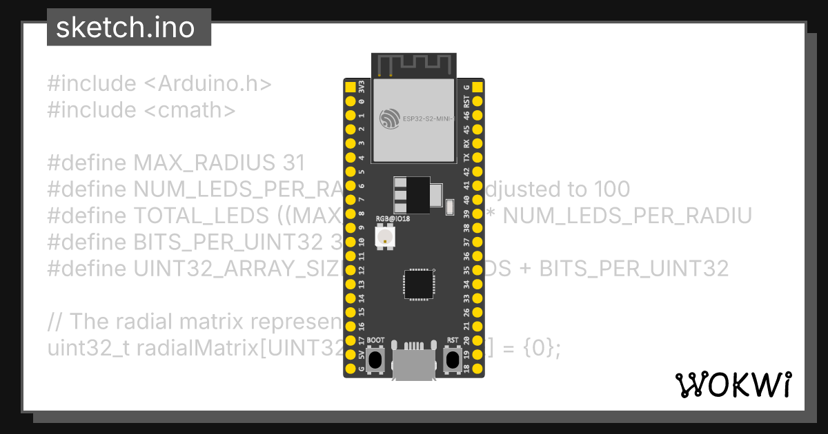 voxel 6 square Copy - Wokwi ESP32, STM32, Arduino Simulator