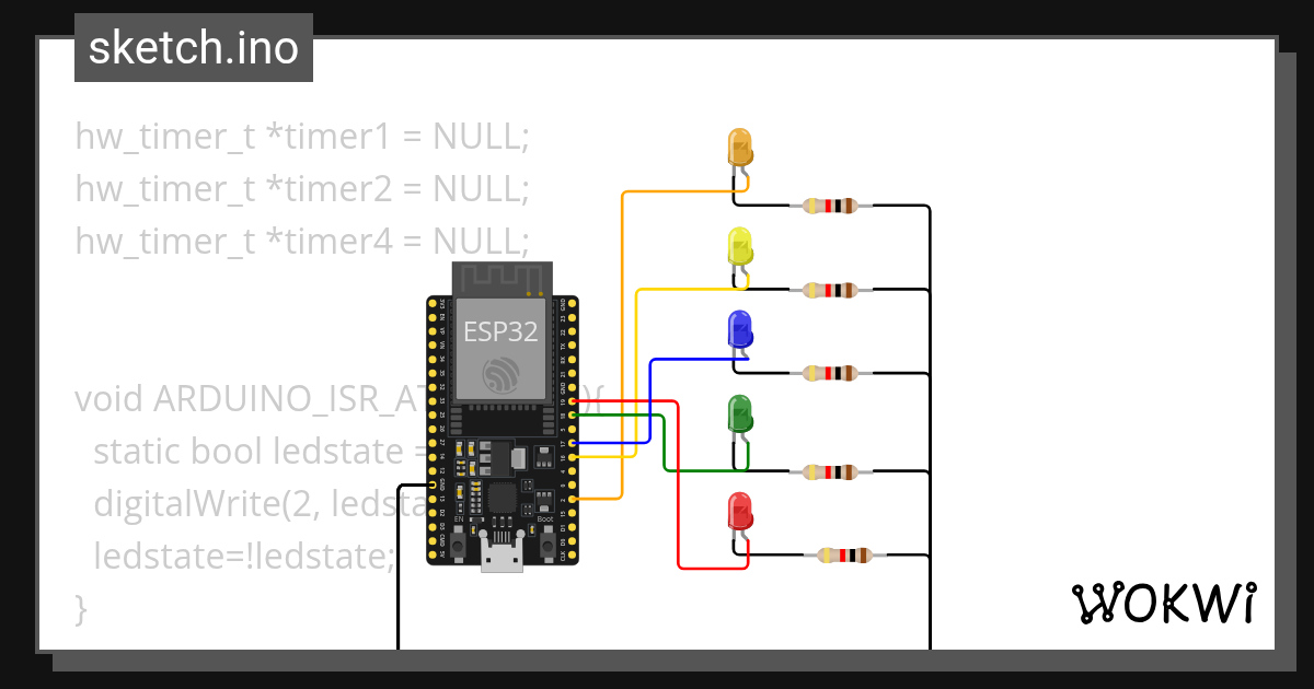 HW Mutitasking 6530300376 - Wokwi ESP32, STM32, Arduino Simulator