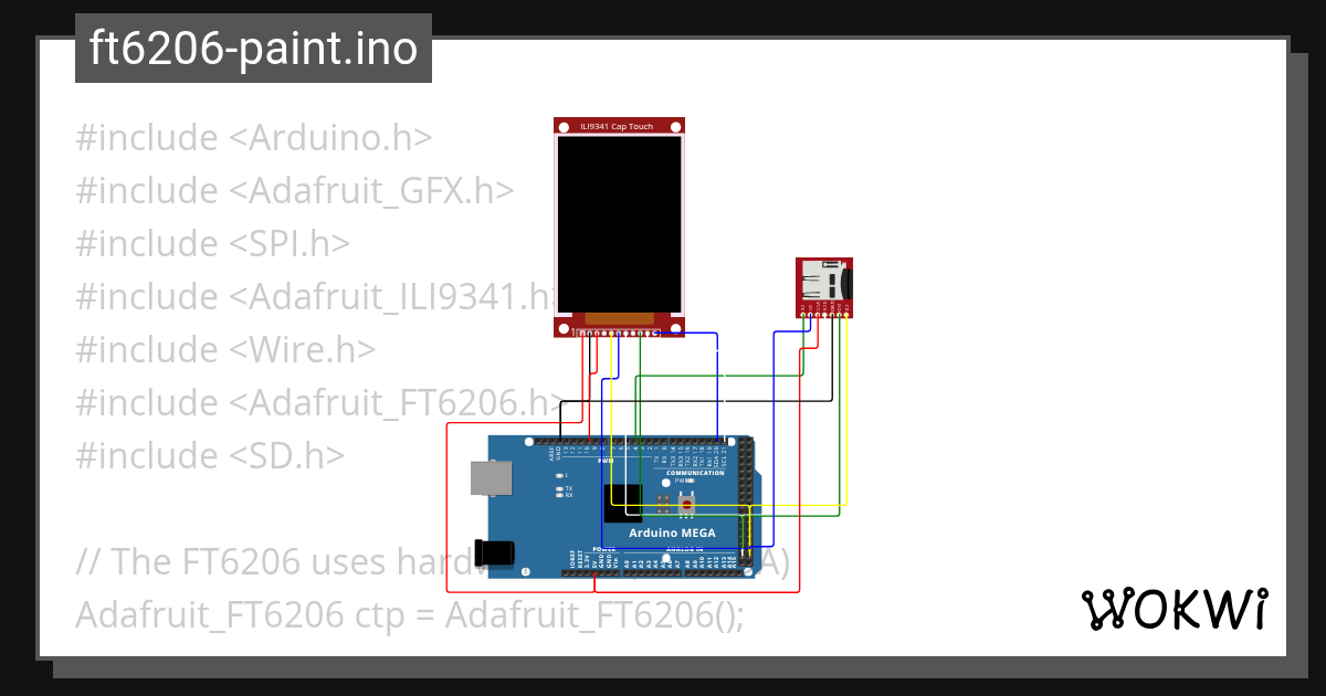 TFT Lock Copy - Wokwi ESP32, STM32, Arduino Simulator