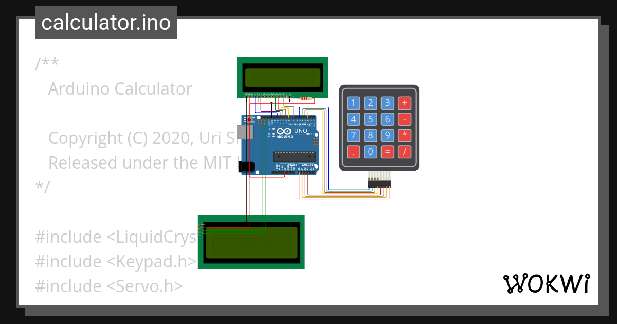 calculator.ino Copy - Wokwi ESP32, STM32, Arduino Simulator