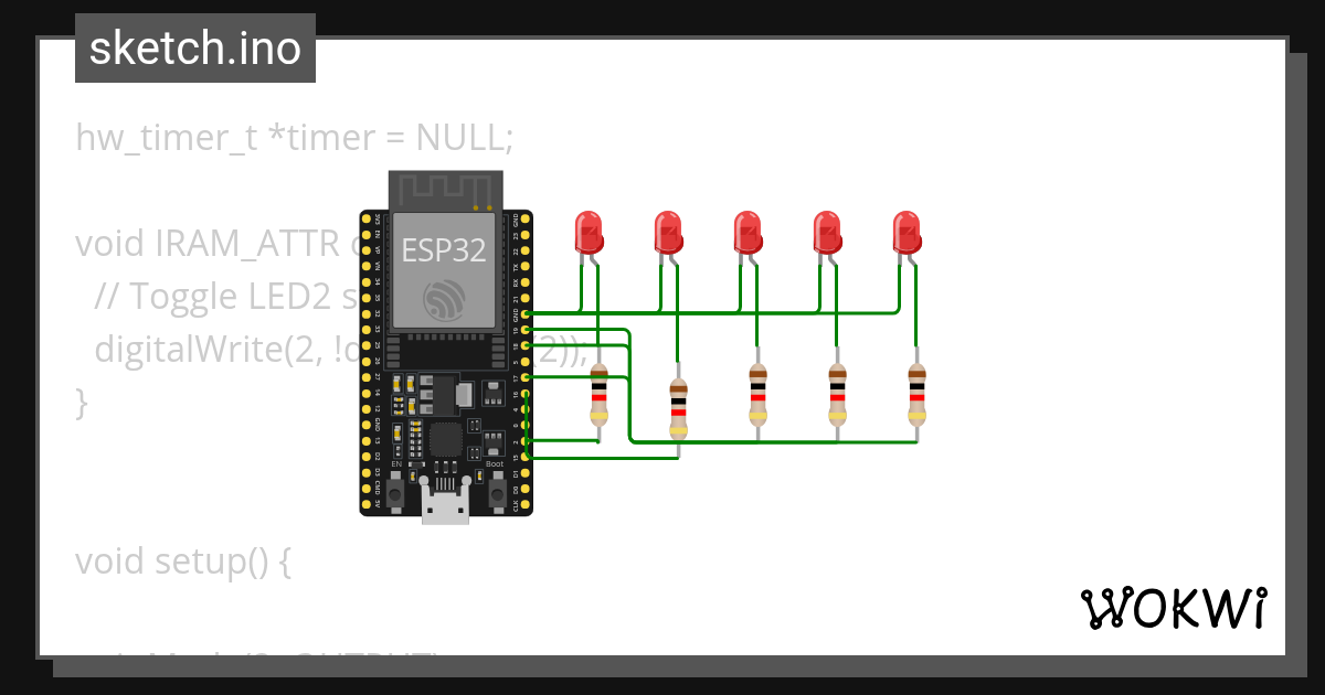 HW4 - Wokwi ESP32, STM32, Arduino Simulator