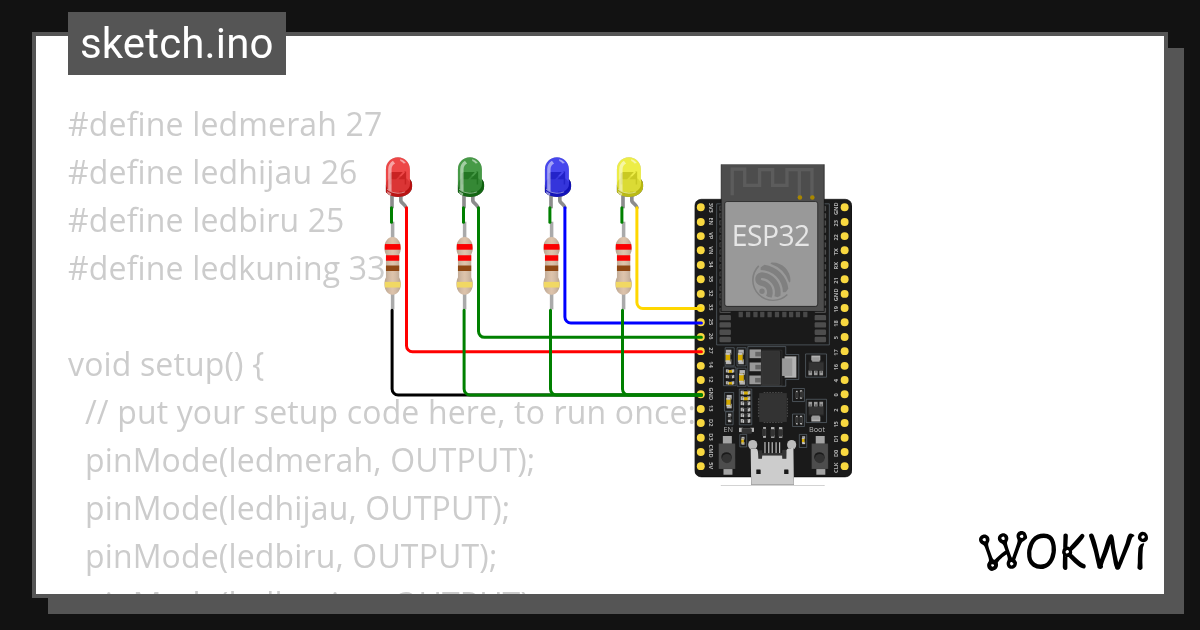 running led Copy - Wokwi ESP32, STM32, Arduino Simulator