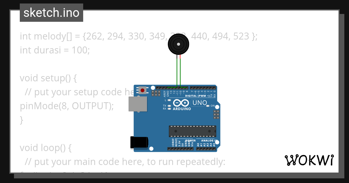 Buzzer Wokwi Esp32 Stm32 Arduino Simulator 5447
