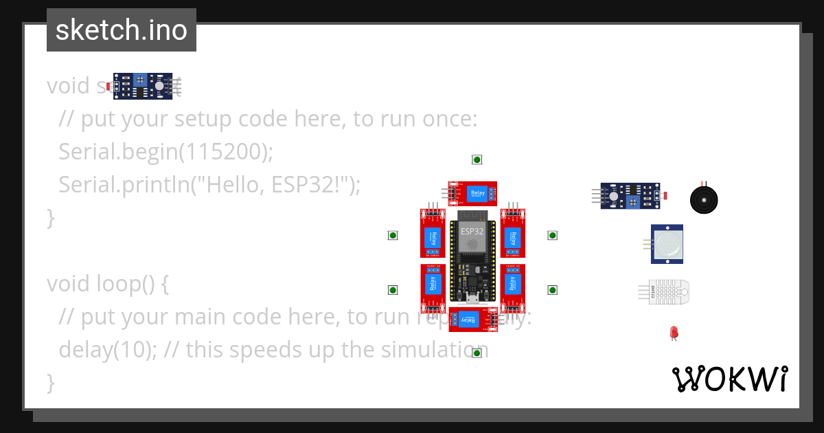 Smart Light System Wokwi Esp32 Stm32 Arduino Simulator 9738
