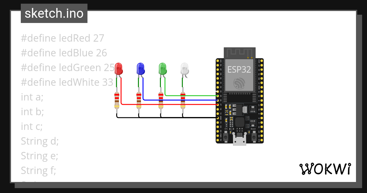 Tugas 2 - Wokwi ESP32, STM32, Arduino Simulator