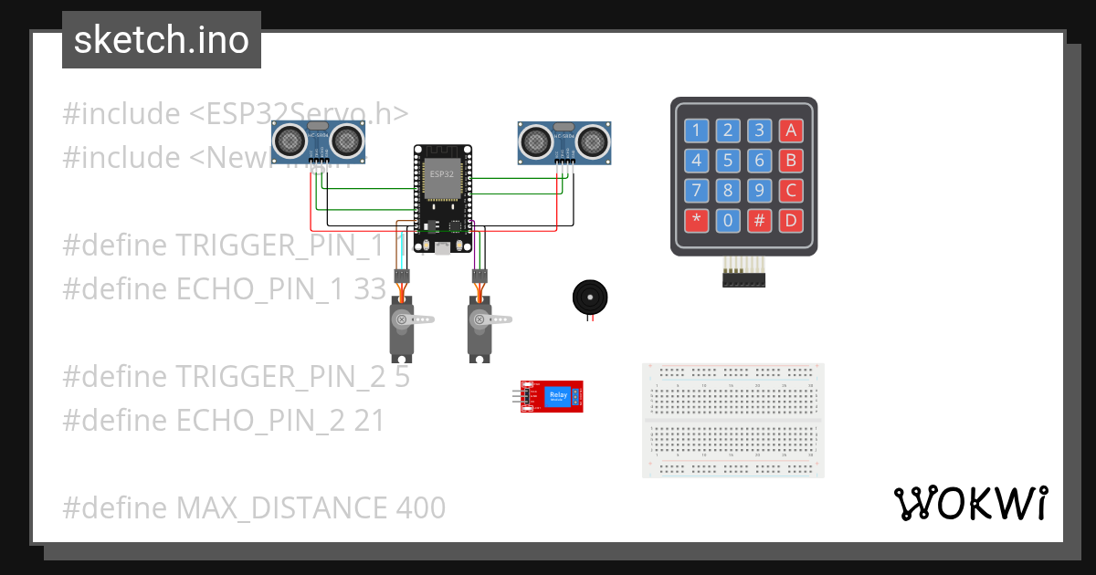 Rancang Bangun Pagar Otomatis Berbasis IoT dengan Kontrol dan Keamanan - Wokwi ESP32, STM32 ...