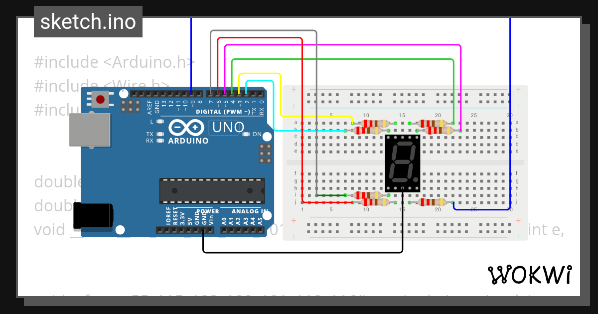 7segment_arduino - Wokwi ESP32, STM32, Arduino Simulator