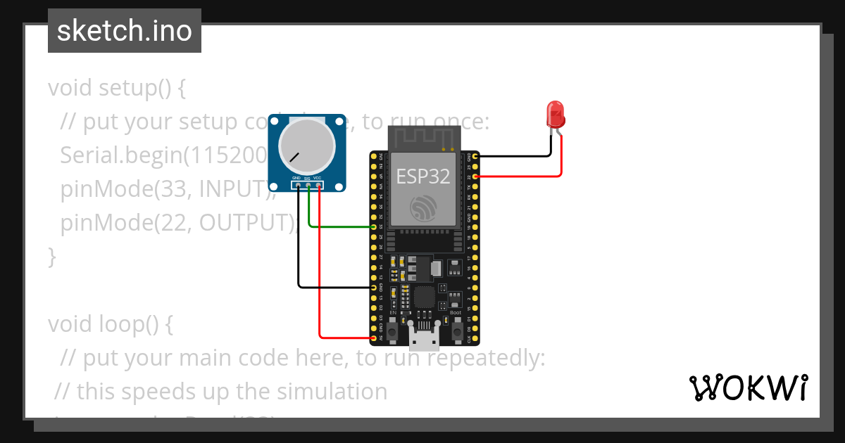 Potentiometer Led 1 Wokwi Esp32 Stm32 Arduino Simulator 8861