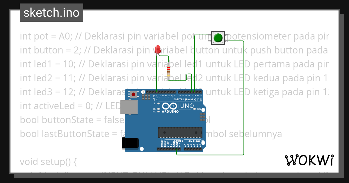 Program 1 - Wokwi ESP32, STM32, Arduino Simulator