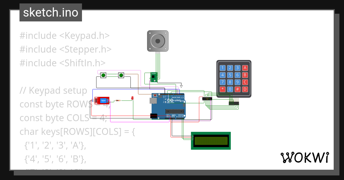 Compteur feuille - Wokwi ESP32, STM32, Arduino Simulator
