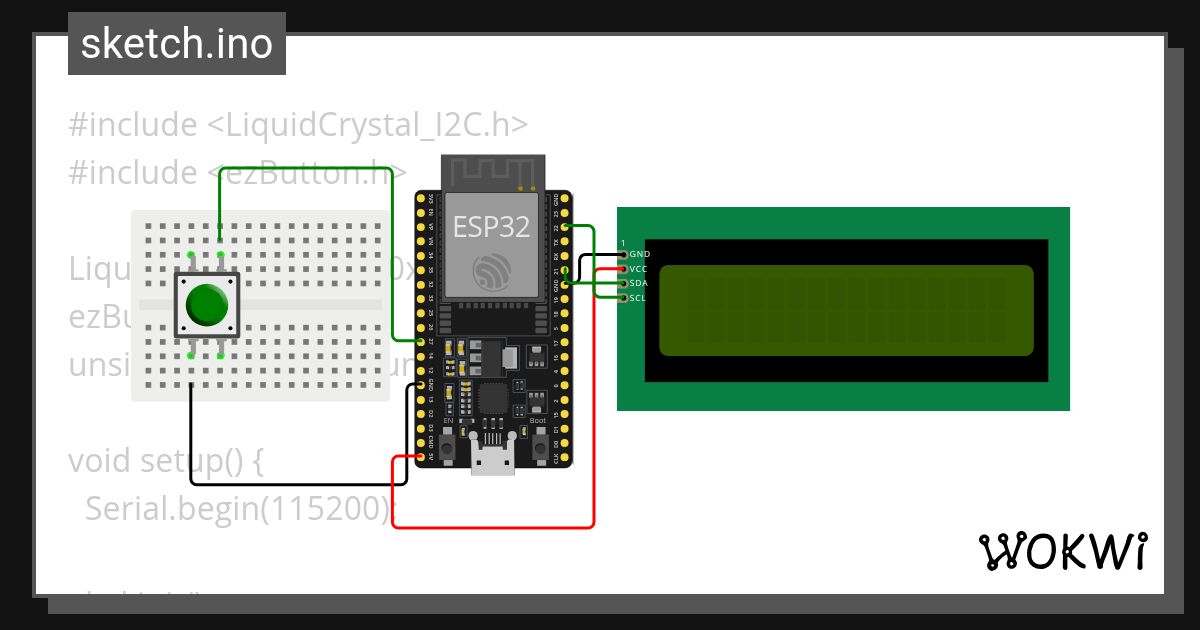Exercício 9 Paulo - Wokwi ESP32, STM32, Arduino Simulator Exercício 9 Paulo - Wokwi ESP32, STM32, Arduino Simulator