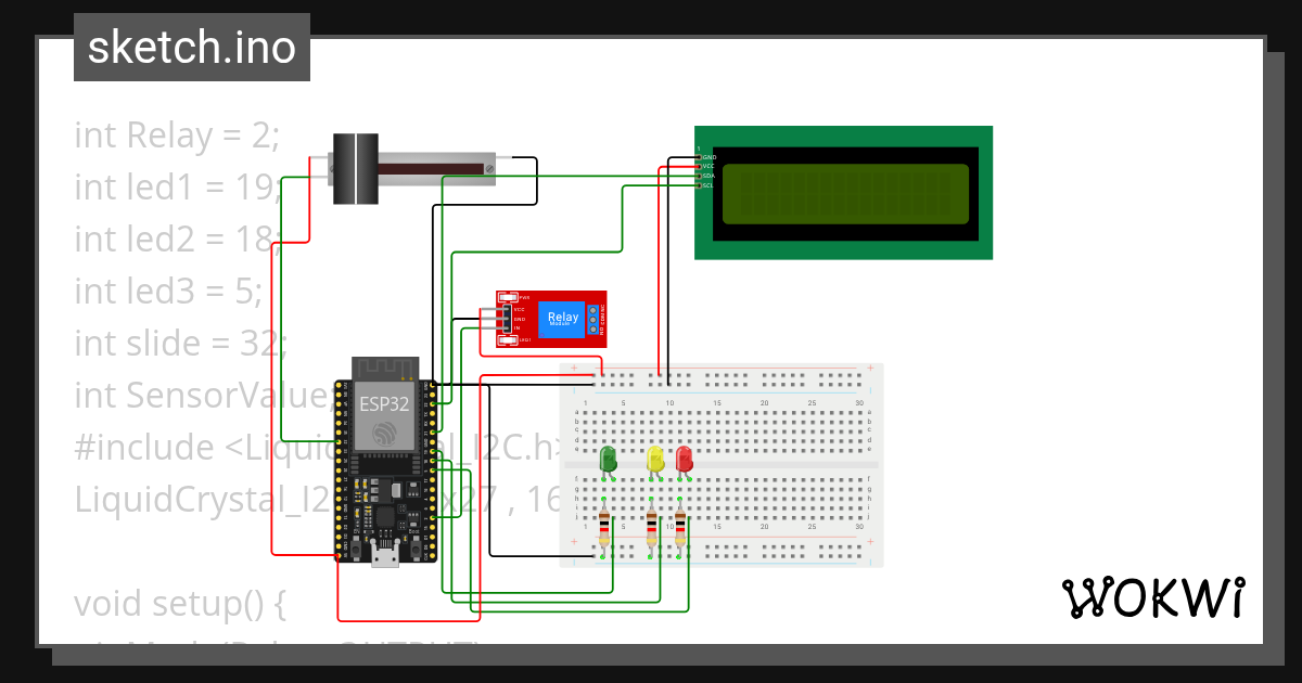 ณัฐพล05 เครื่องรดน้ำ Wokwi Esp32 Stm32 Arduino Simulator 2348