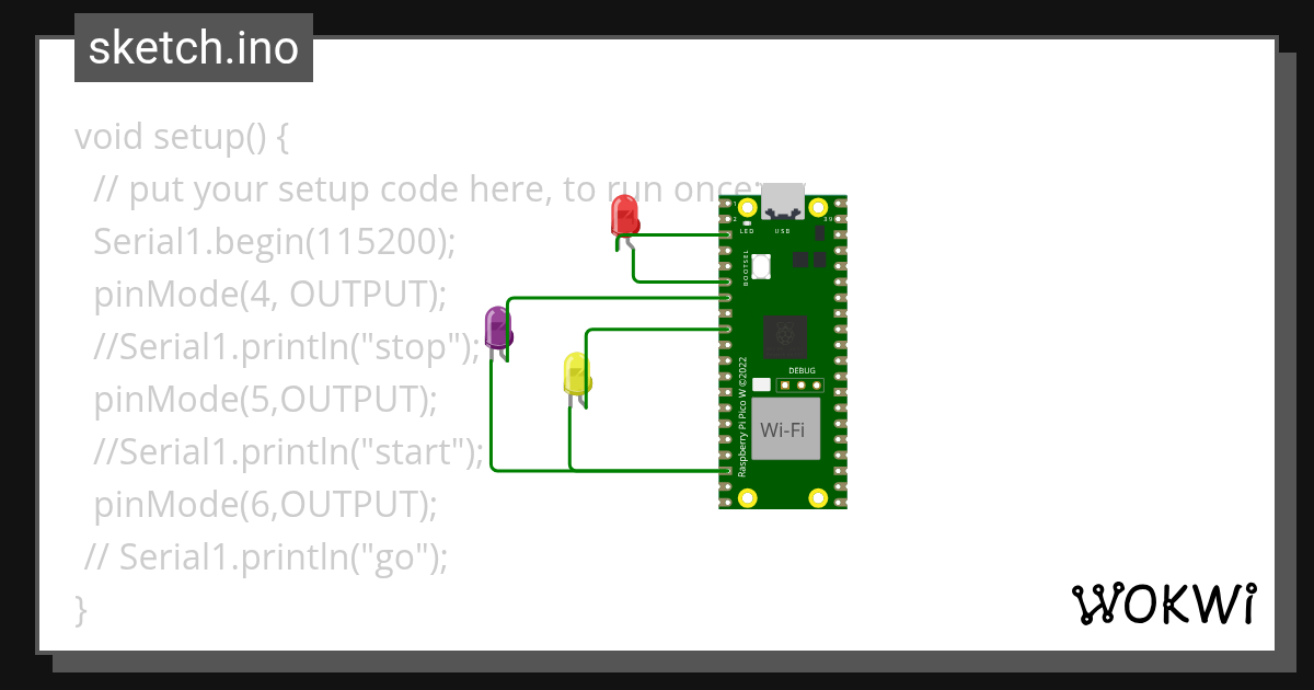 traffic Copy - Wokwi ESP32, STM32, Arduino Simulator