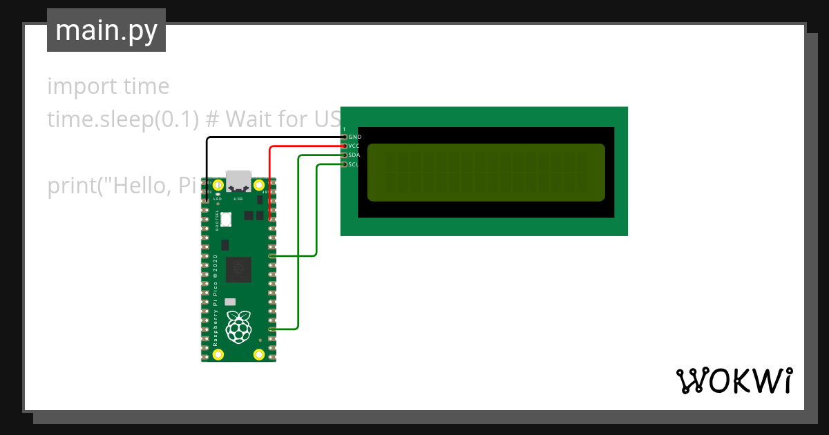 lcd-pico - Wokwi ESP32, STM32, Arduino Simulator