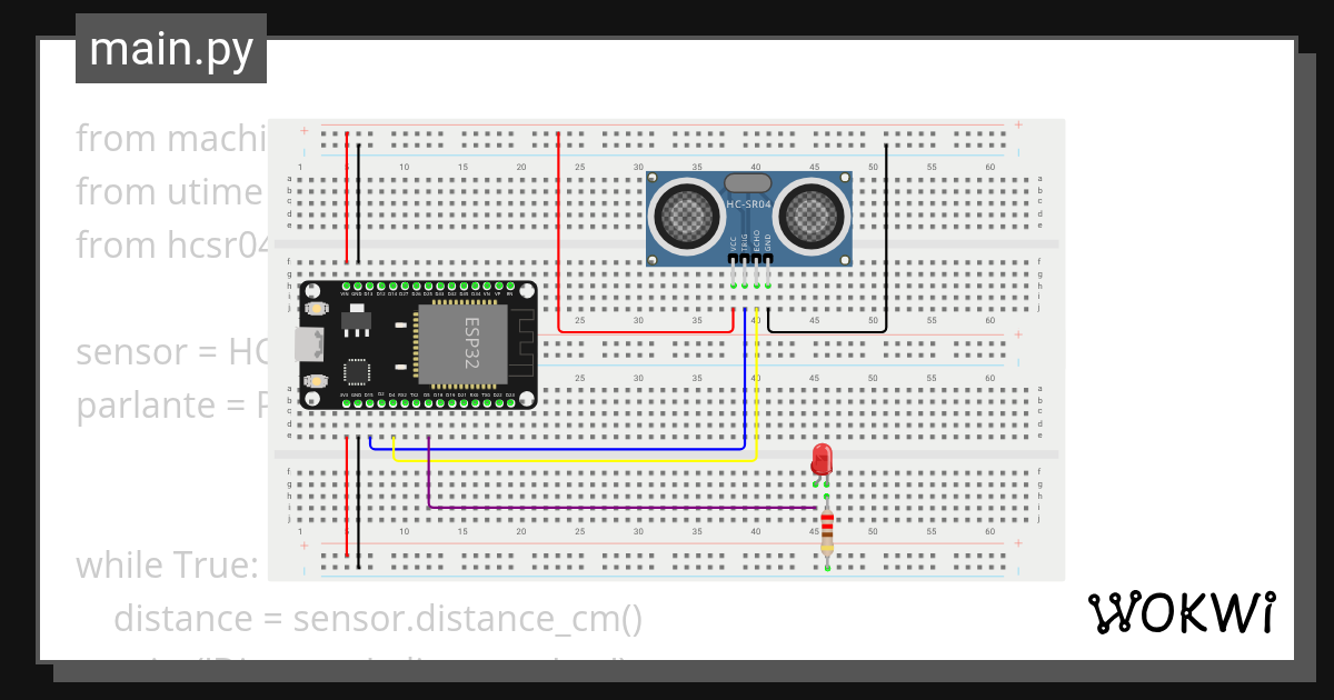 MicroPython Blink ESP32 Copy trabajo juanjo hcsr04 23/07/2024 - Wokwi ESP32, STM32, Arduino ...