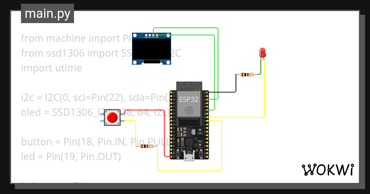 Ejercicio Ledexa Wokwi Esp32 Stm32 Arduino Simulator 